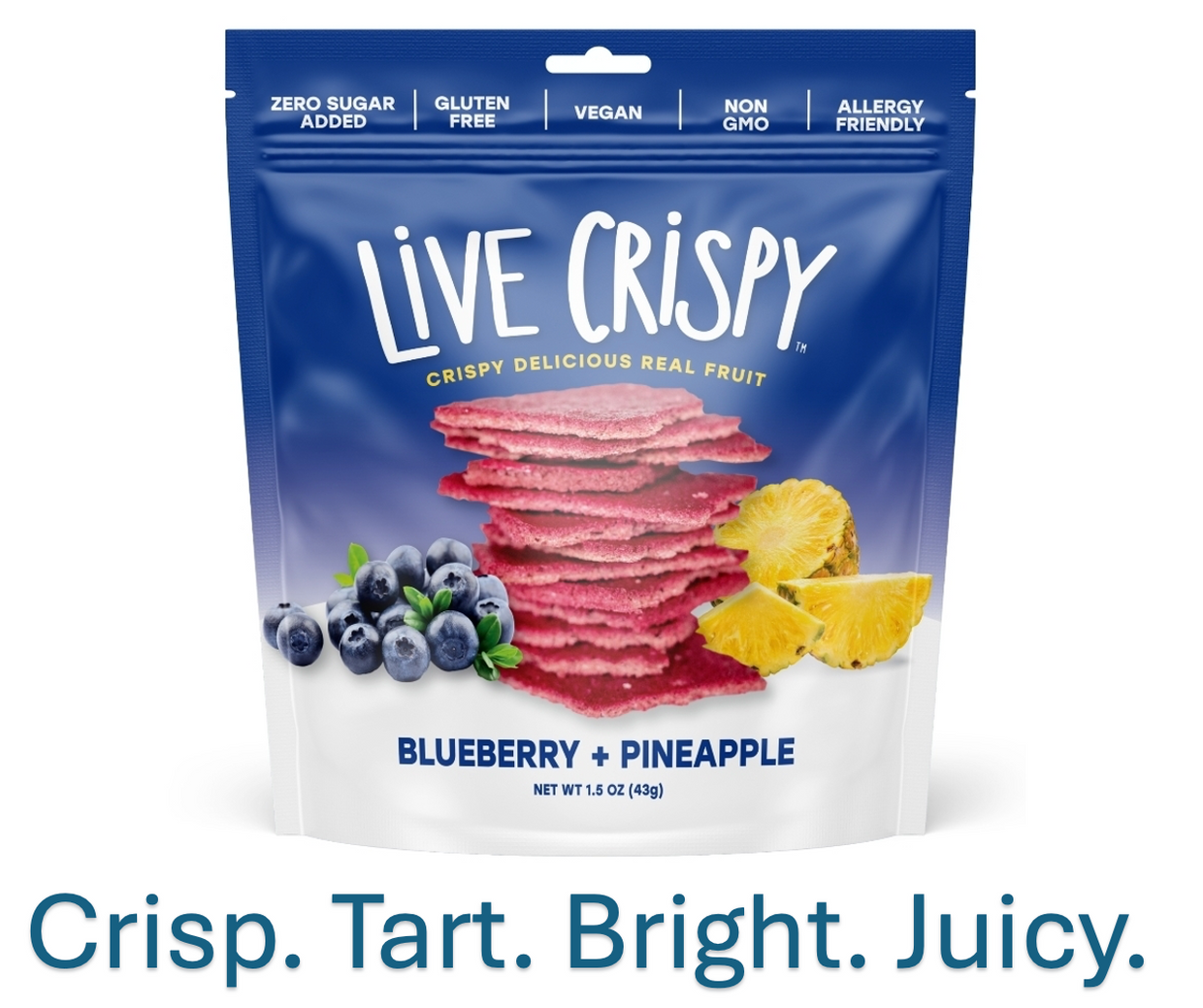All Natural Crispy Fruit Chips Made Only with Real Fruit – Live Crispy