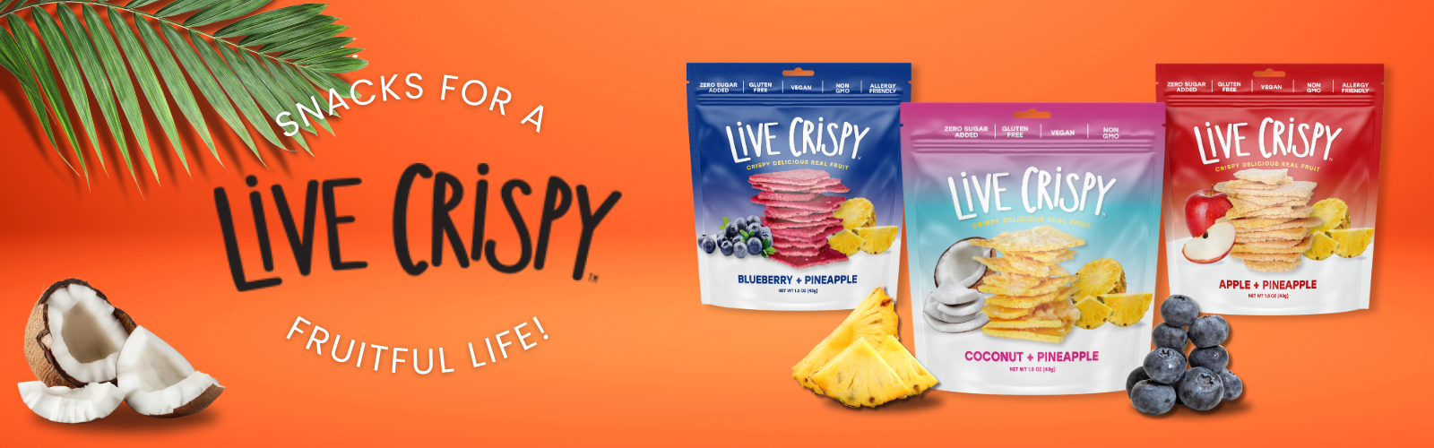 All Natural Crispy Fruit Chips Made Only with Real Fruit – Live Crispy