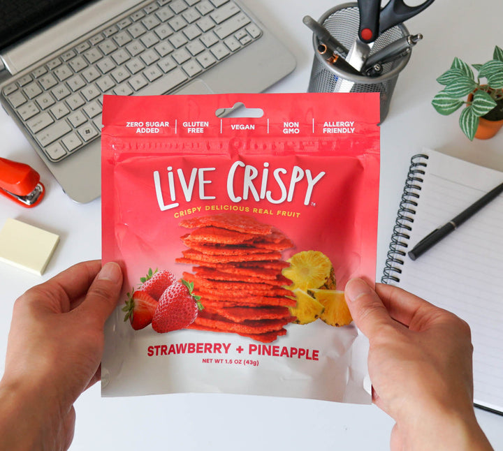 All Natural Crispy Fruit Chips Made Only with Real Fruit – Live Crispy